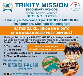 TRINITY MISSION SECONDARY SCHOOL